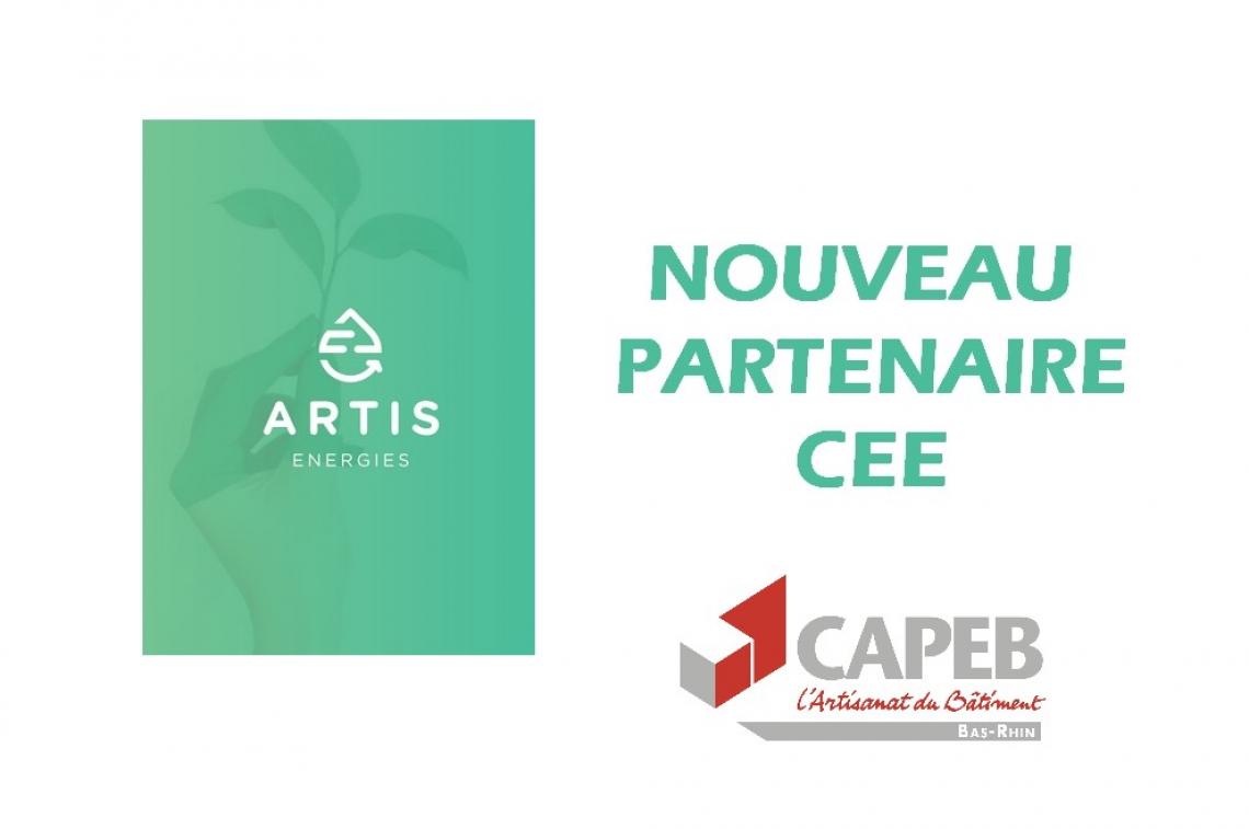 CEE - La CAPEB Bas-Rhin vous propose un nouveau partenaire ARTIS ENERGIES ・ CAPEB